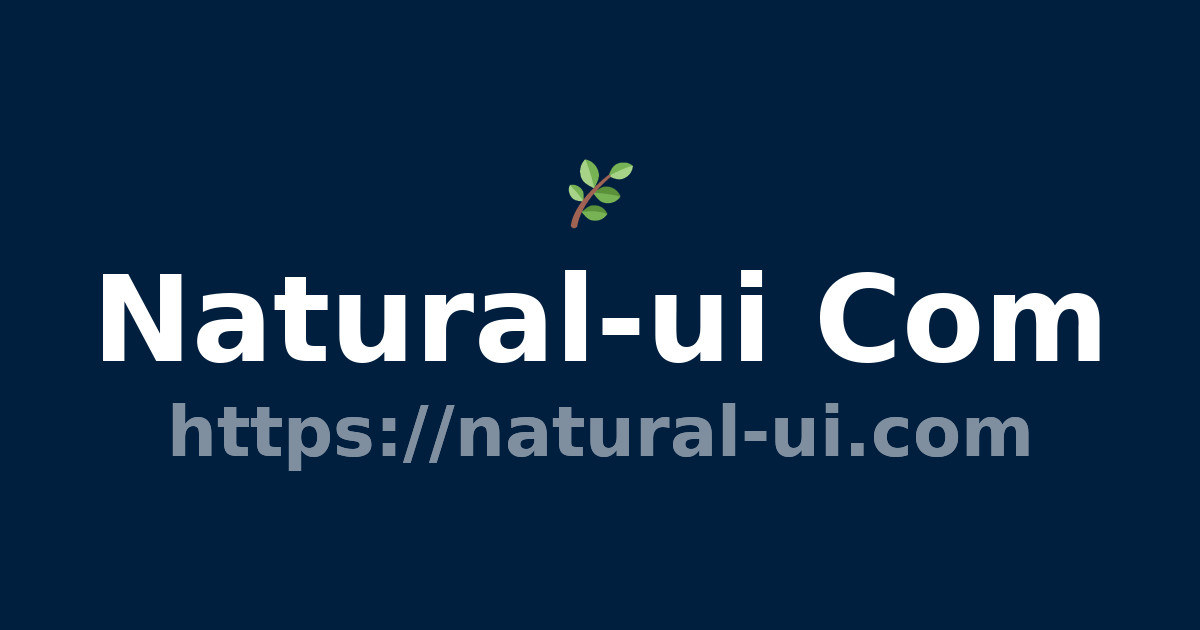Natural-ui Com